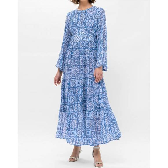 Oliphant | Dresses | New Oliphant Balloon Waisted Maxi Dress In Bali ...